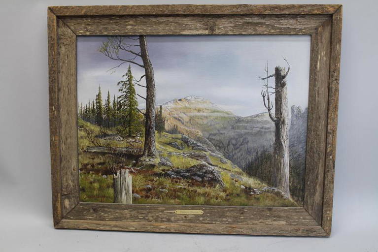 Cameron Blagg Painting "peaceful Setting"