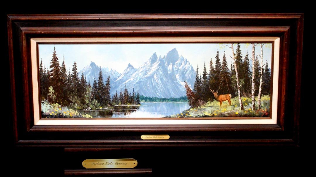 Jackson Hole Painting By Keith Fay (AM. 1920-2008)