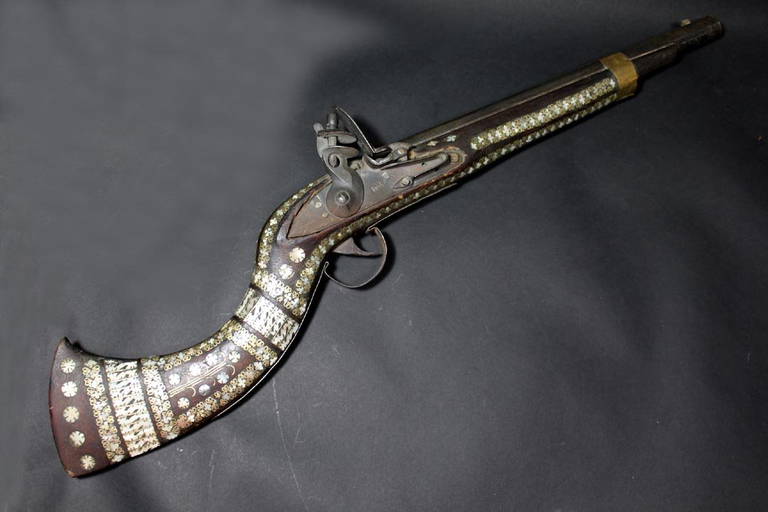 Inlaid 19th Century Persian Rifle