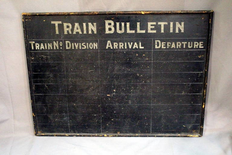Train Station Bulletin Board