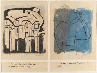 2 Ben Shahn Lithographs