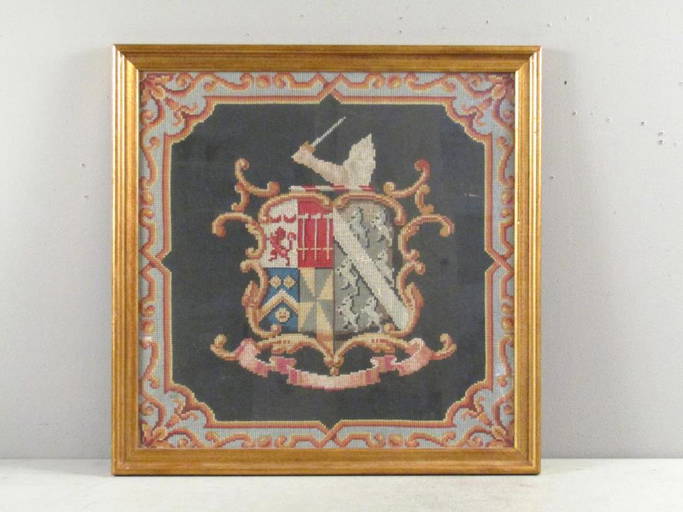 Framed Needlepoint Work