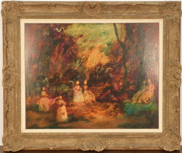 Donald Purdy (american) Oil On Board