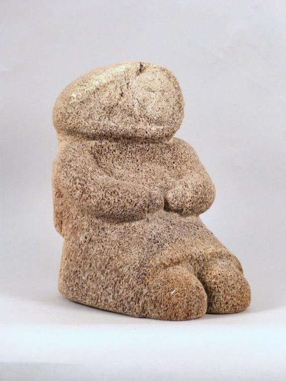 Inuit Whale Bone Carving of a Figure - Jan 18, 2014 | Hutter Auctions ...