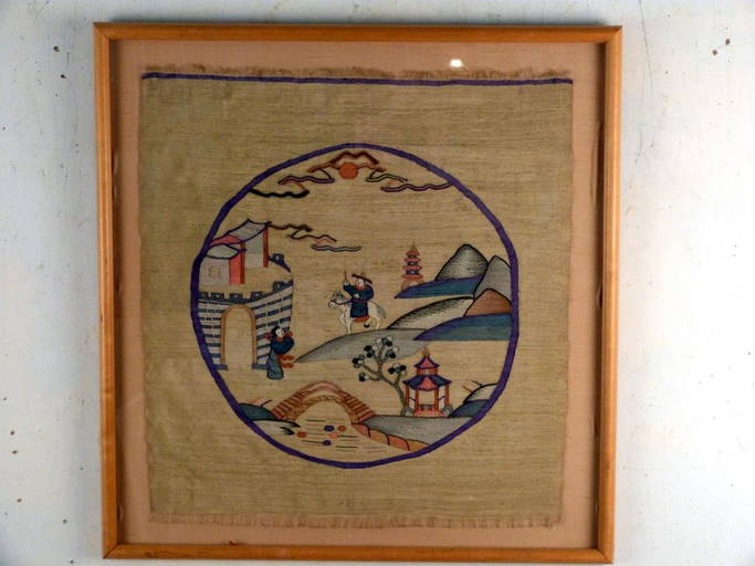 Chinese Kesi Panel Weaving