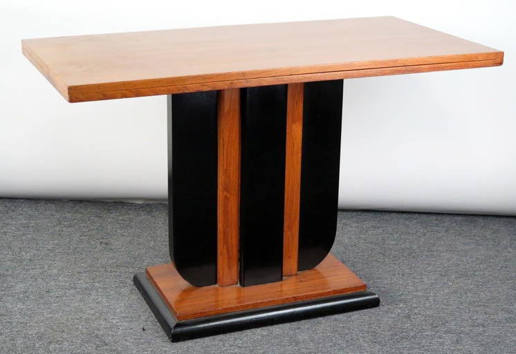 Art Deco Lift Top Console Table