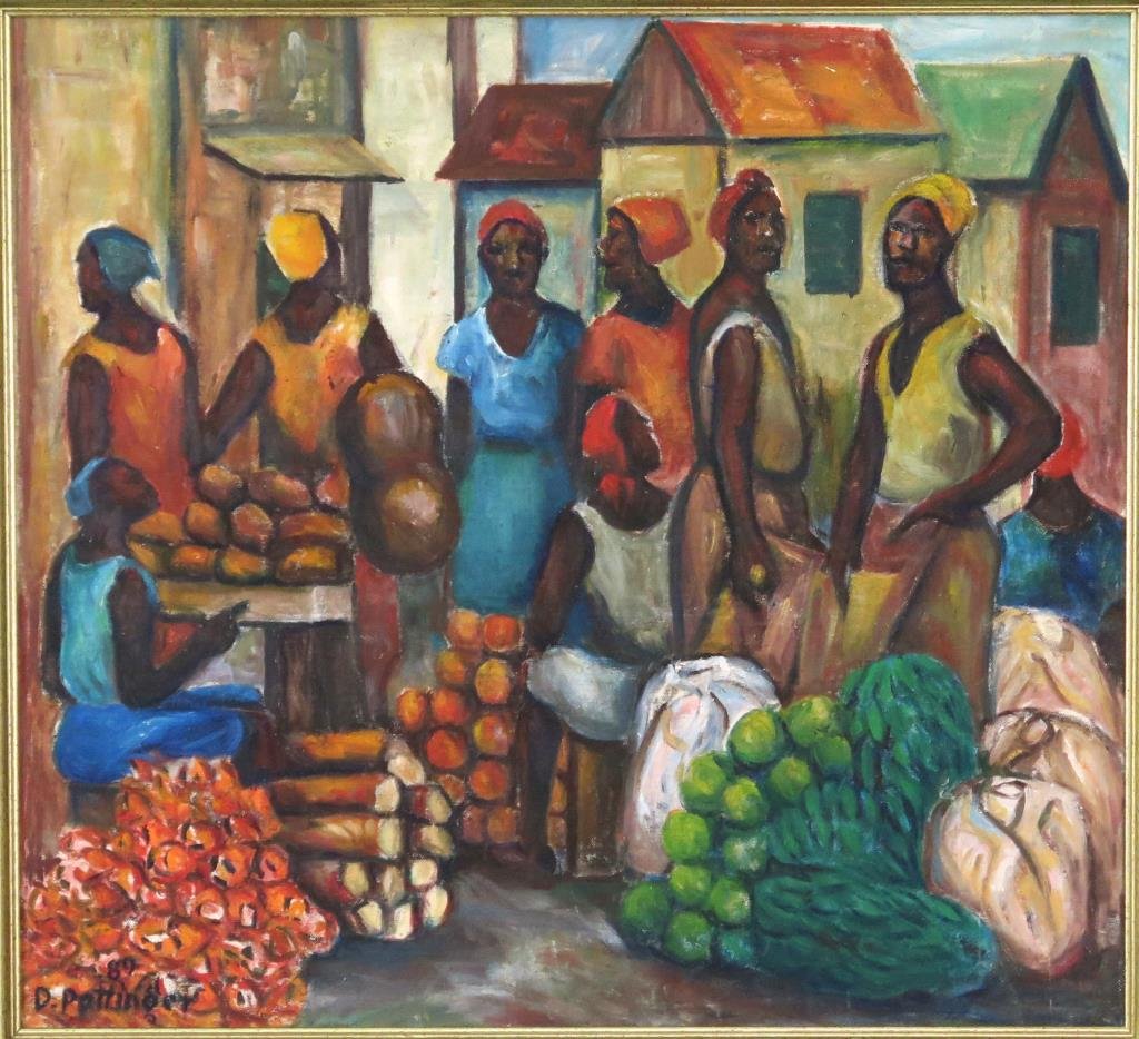 David ‘Jack’ Pottinger (Jamaican, 1911-2007)- Oil