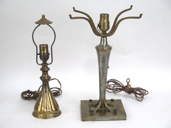 2 Pairpoint Lamp Bases - Sep 19, 2015 | Hutter Auctions NYC in NY