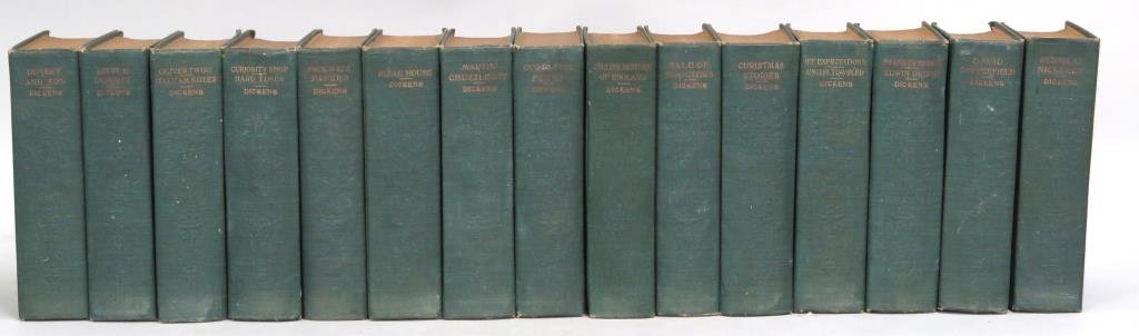15 Volumes Of Charles Dickens Works