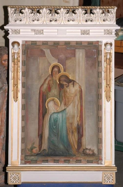 LARGE PLASTER SET OF STATIONS OF THE CROSS - May 12, 2016 | Hutter ...