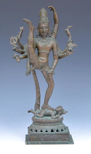 Bronze Multi Armed Deity Statue