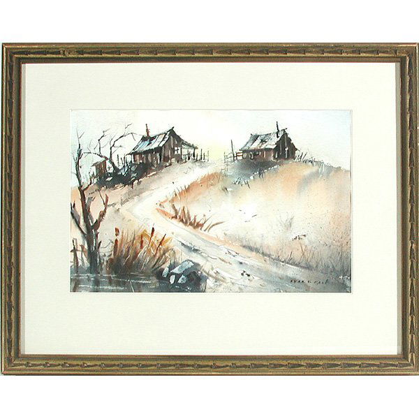 726: Western Painting, Lyle V Ball, Landscape