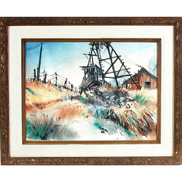 728: Western Painting, Lyle V Ball, Head Frame - Sep 30, 2006 | San ...