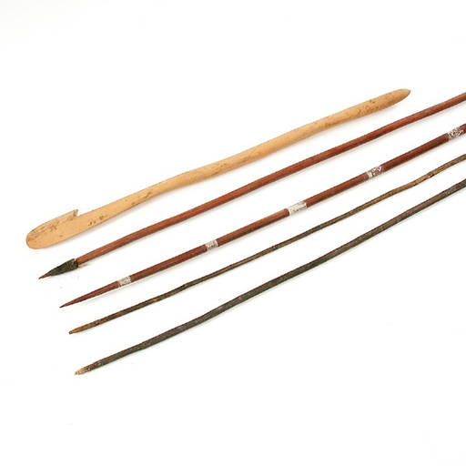 Group Of Primitive Spears War Weapons