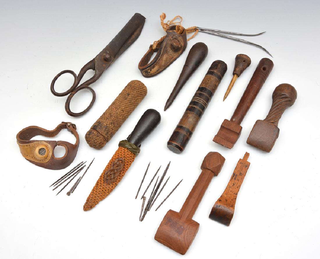 Lot of Sailmaking Tools