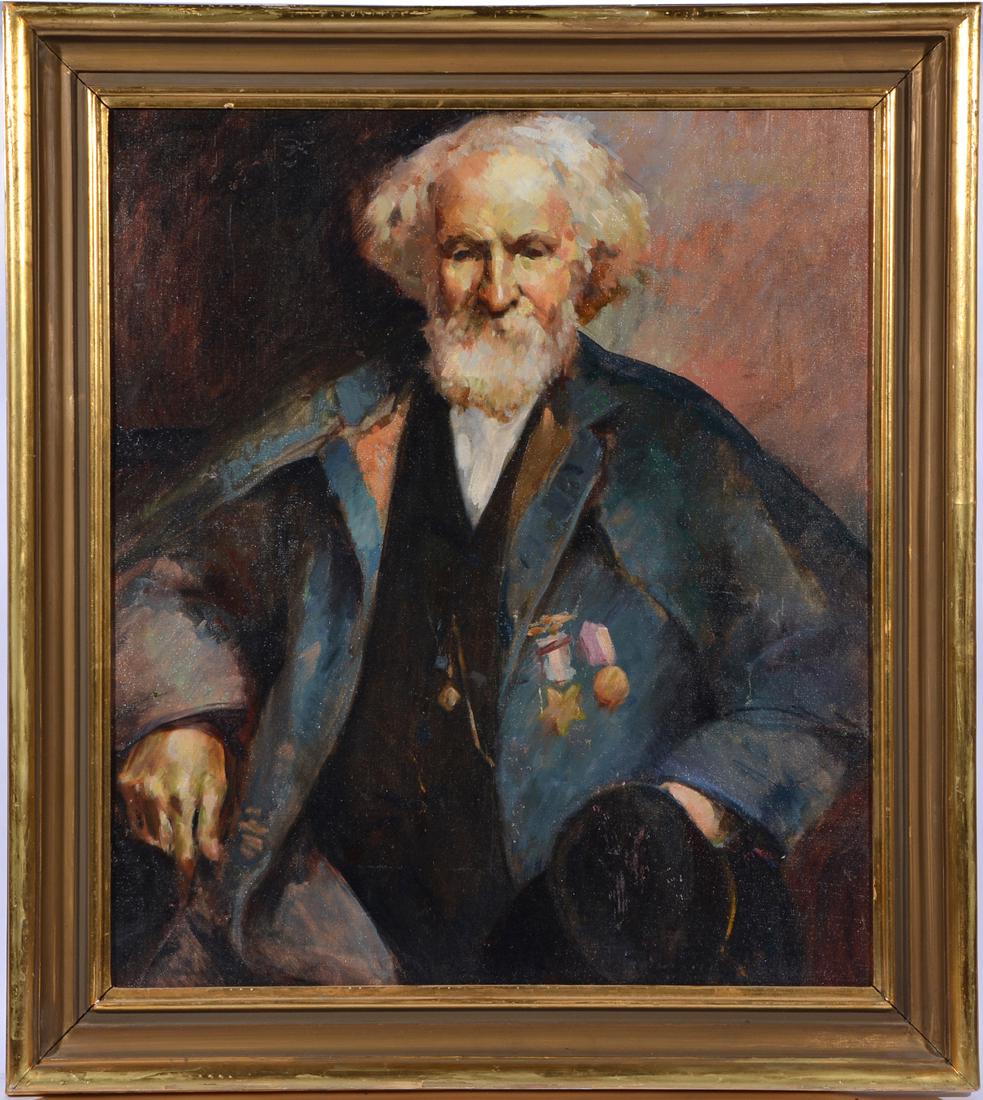 David McCosh (Oregon), Old Soldier, oil/canvas