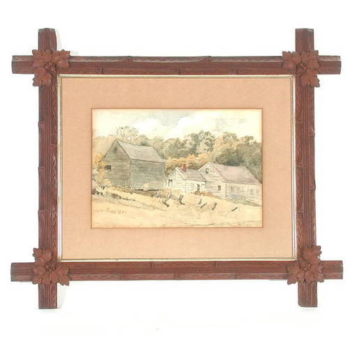 A.s. Pratt Watercolor, American Painting