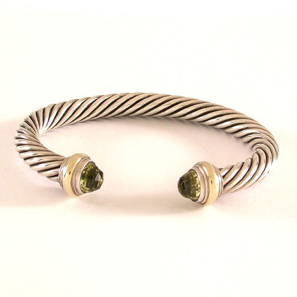 David Yurman Peridot Bracelet