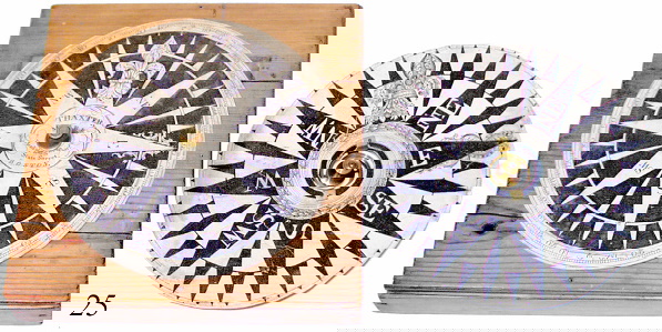 2 Early Compass Cards