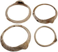 Prehistoric Hohokam Shell Bracelets - May 21, 2014 | Artemis Gallery in CO