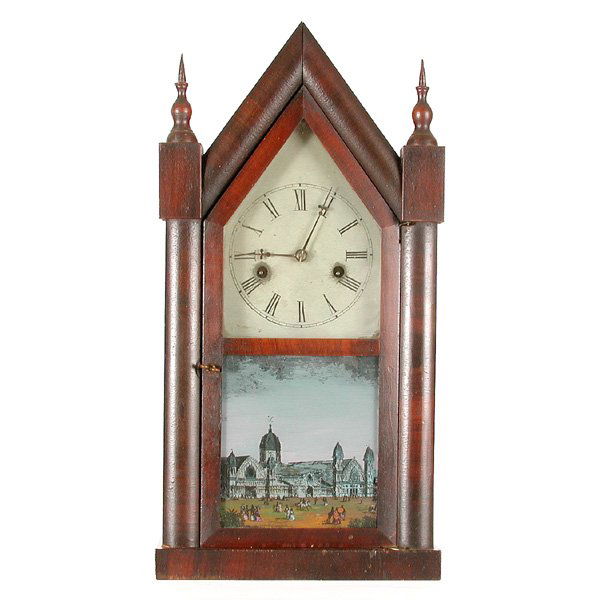 19: E.N. Welch Steeple Clock, Scene Of Crystal Palace