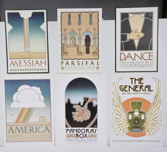 Grouping Of 3 David Lance Goines Exhibition Posters