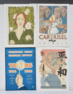 Grouping Of 3 David Lance Goines Exhibition Posters