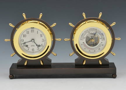 Chelsea Ships Clock And Barometer. "pilot/claremont".