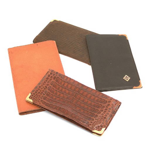 4 Wallets In Various Animal Skins