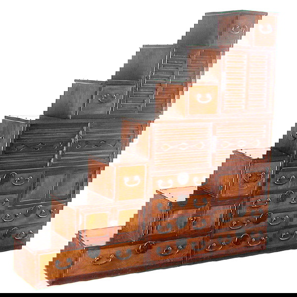 Three Part Step Tansu (kaidan Dansu)