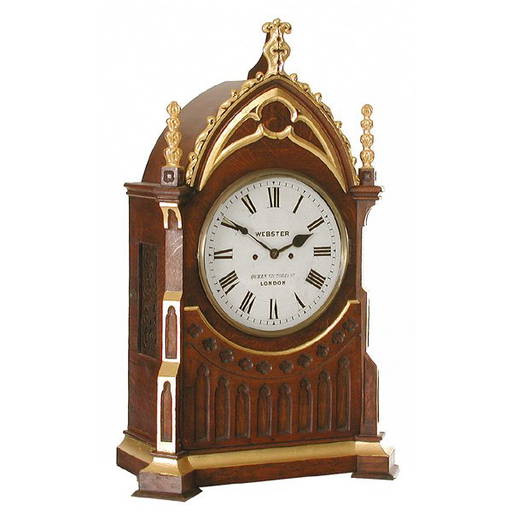 Oversized English Mantel Clock, Webster London