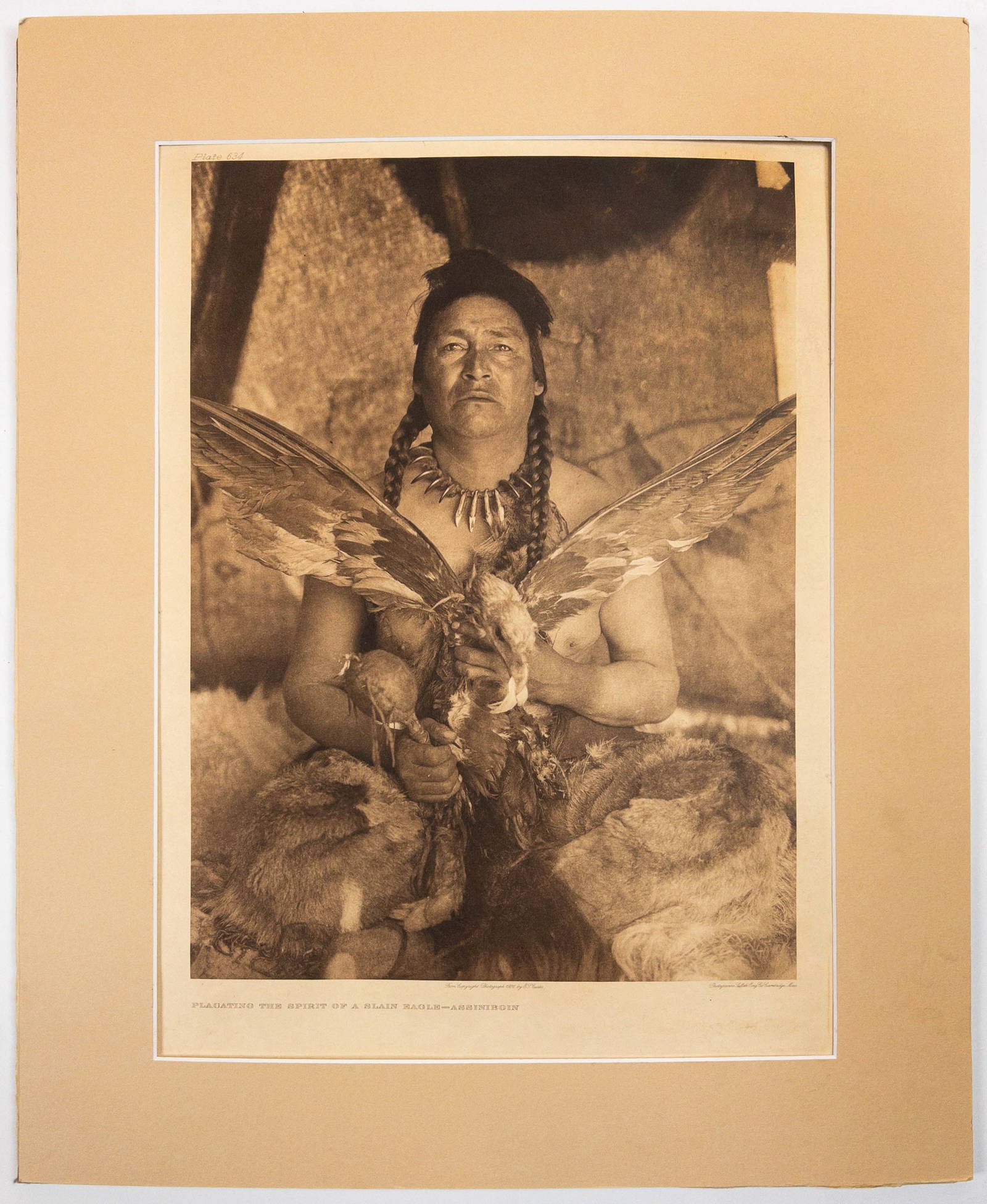 Edward Curtis Photogravure, Plate 634 Auction