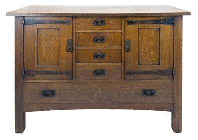 Early 1900 Knickerbocker Quarter Sawn Oak Ice Box