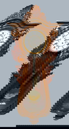 Adolph Bergmann, Reichenberg, Vienna Wall Clock