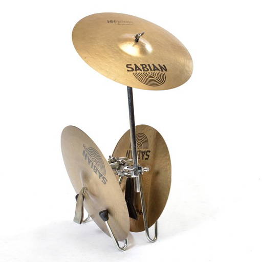 Group Of Orchestral Cymbals With Stand