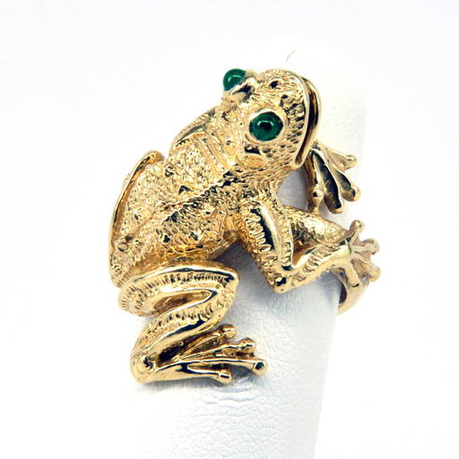 18k Gold Kurt Wayne Frog Ring