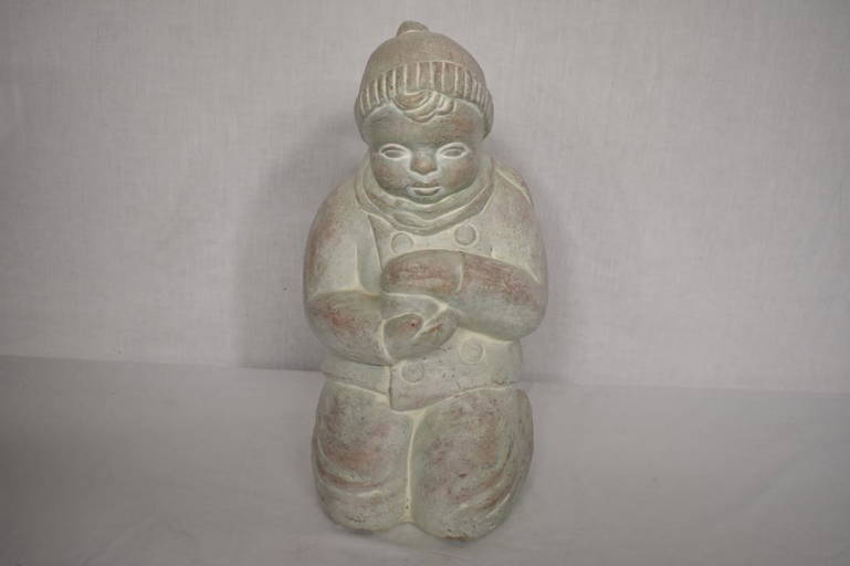 "snowball Boy" Isabel Bloom Large Signed Statue