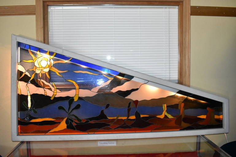 Stained Glass Lighted Window