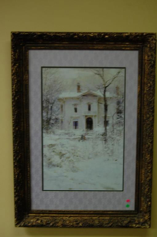 259: RICHARD SCHMID VICTORIAN WINTER PRINT