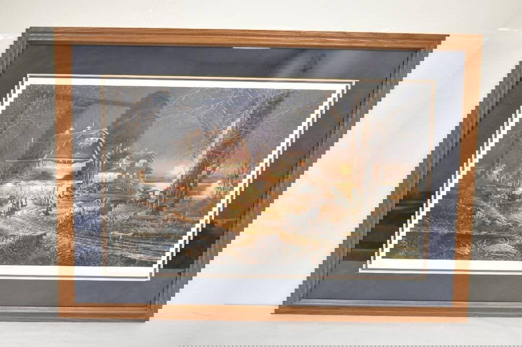 Harvest Moon Ball By Terry Redlin Signed & Numbered With Coa 3542/9500 ...