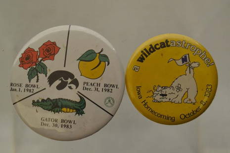 1939 University Of Iowa Hawkeye Homecoming Button