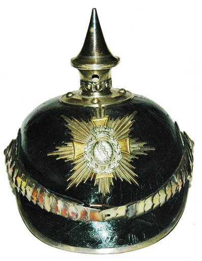 Imperial German Helmet Saxon Shield