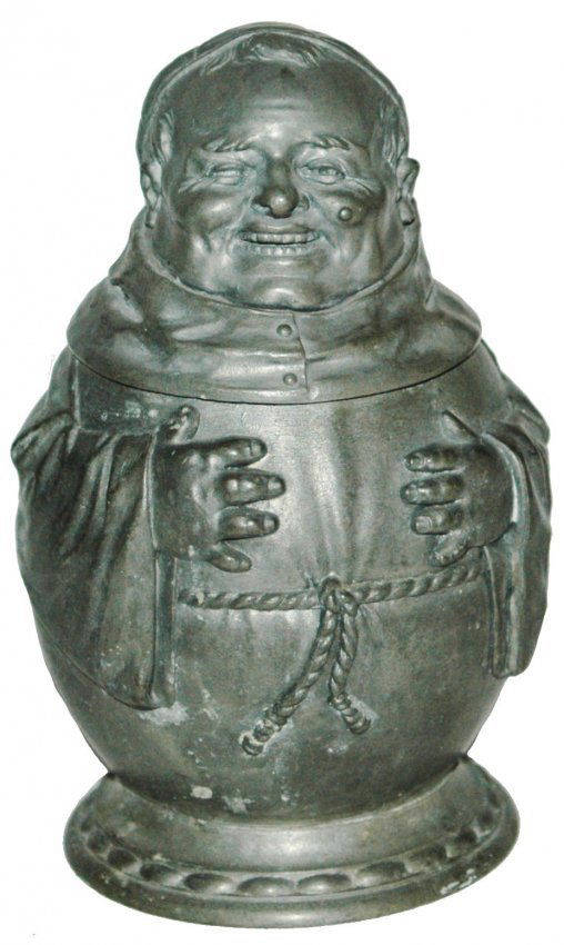 Pewter Monk Character Stein