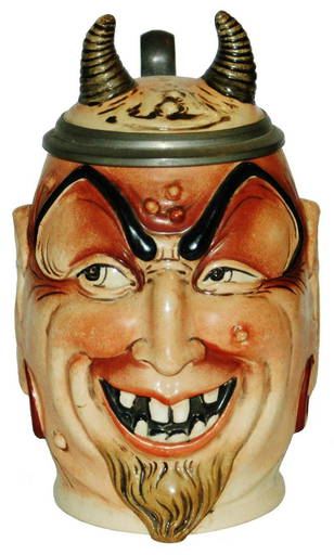 Very Rare Marzi Remy Satan Devil Character Stein