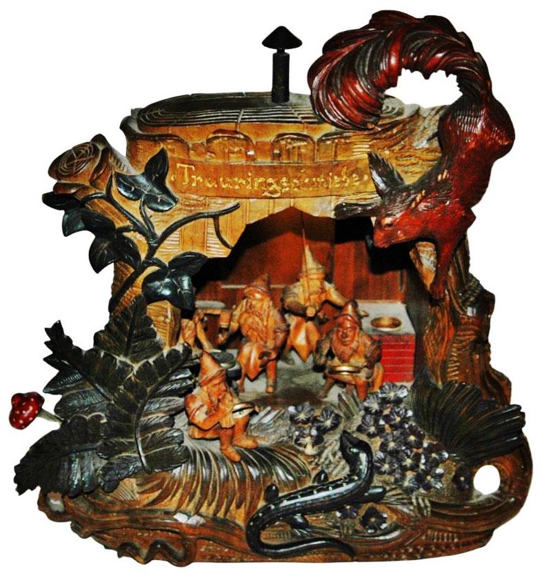 Rare Black Forest Carved Automatron Dwarf Jewelers (#0320) on Oct 06 ...