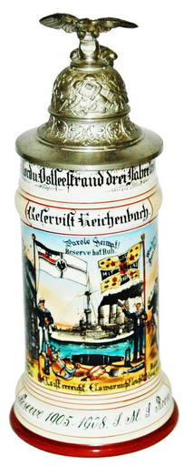 Regimental SMS Roon Stein w Sailor Scenes (#0239) on Nov 05, 2022 | Fox ...