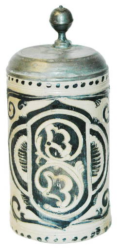 1l Westerwald C.1780 Scratch Design Stein