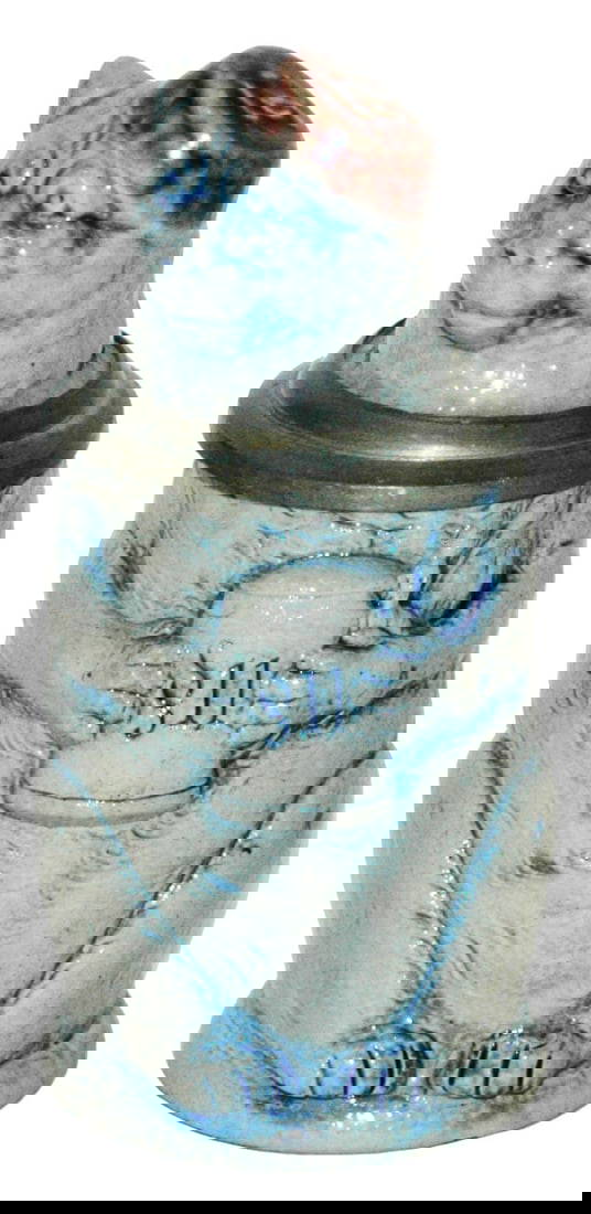 Student Cat 1/16l Stoneware Character Stein Auction