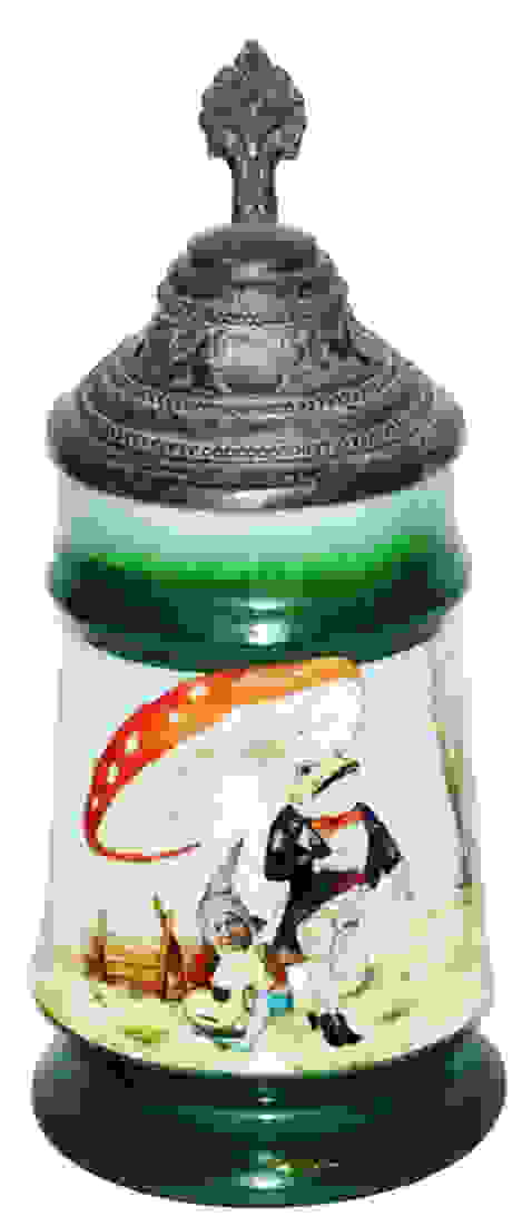 Dwarf Musicians Singing Frogs Comical Stein Auction