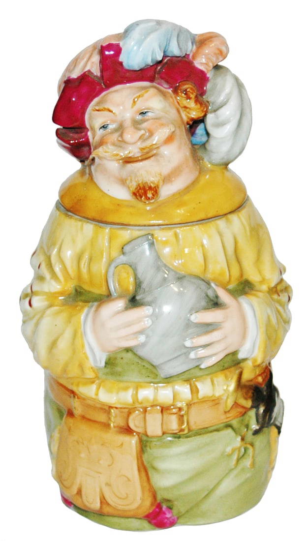 Uncommon Full Color 1l Falstaff Character Stein Auction